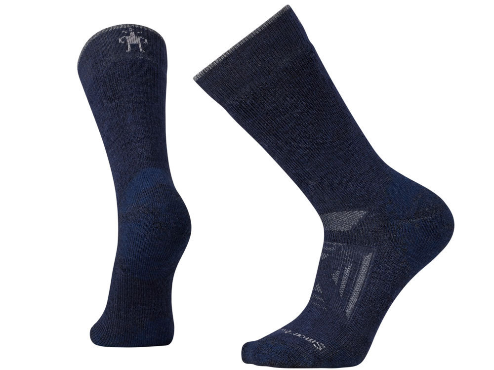SmartWool PhD Outdoor Heavy Crew (Deep Navy) Hiking Sock
