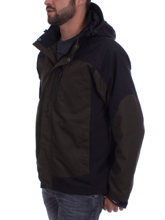 Pinewood Caribou TC Extreme Jacket (Moss Green/ Black) Outdoor Jas