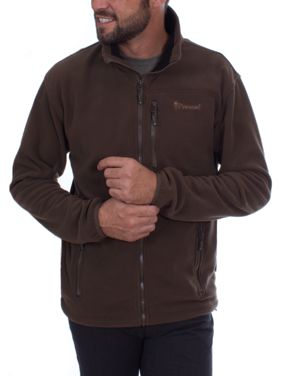 Pinewood Finnveden Fleece Jacket (Brown) Vest