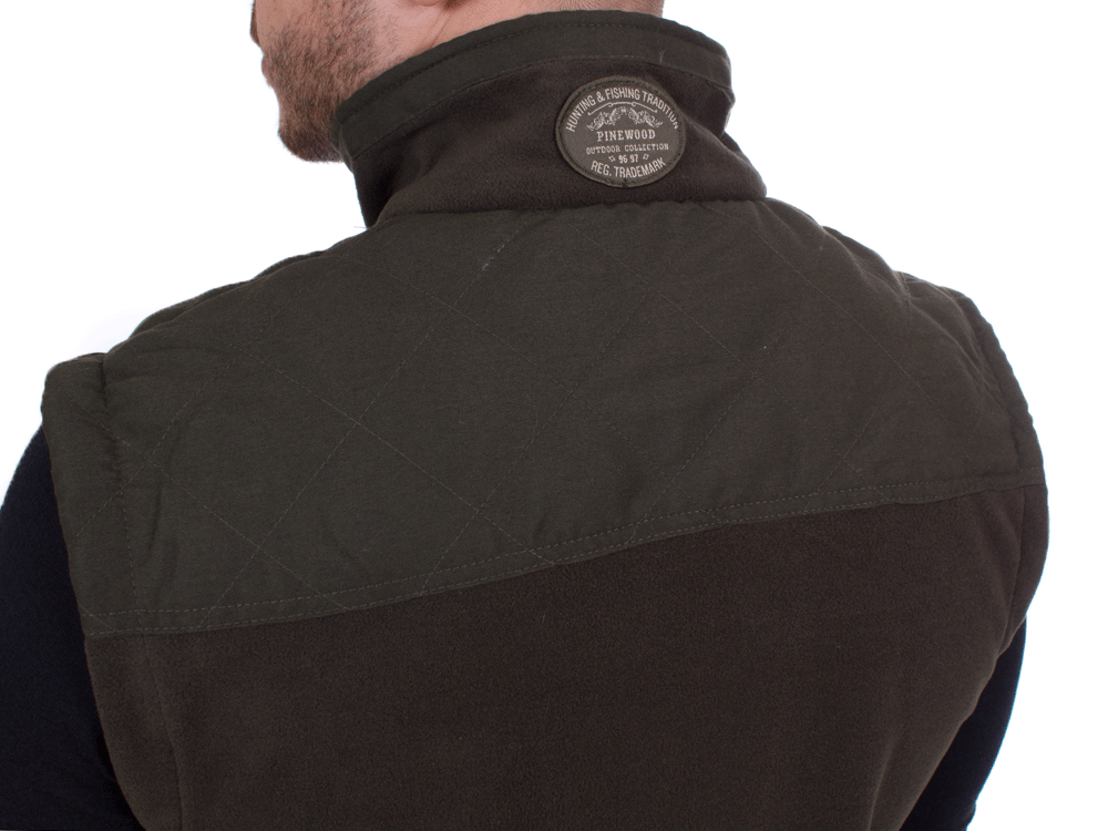 Pinewood Finnveden Fleece Vest/ Bodywarmer (Green)Vest