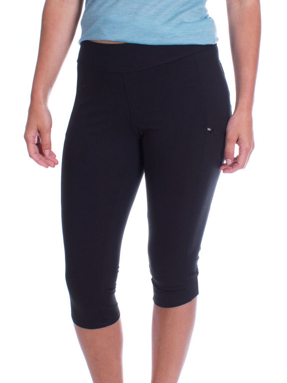 Royal Robbins Jammer Knit Knicker (Jet Black) Outdoor Capri Pants