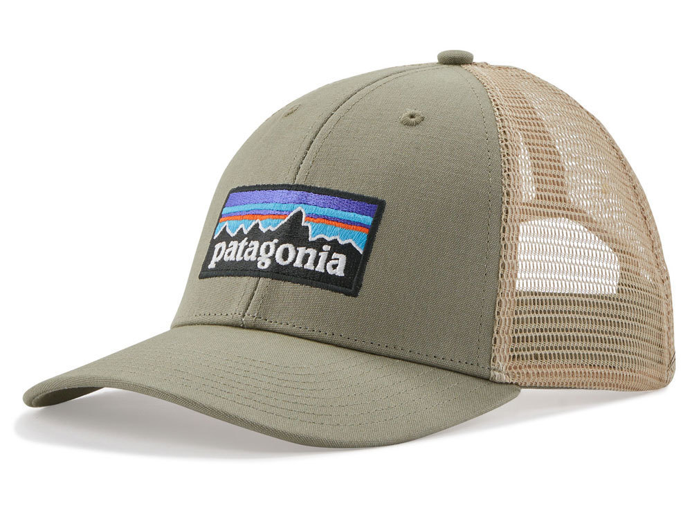 Patagonia P-6 Logo LoPro Trucker Hat (Garden Green) Cap